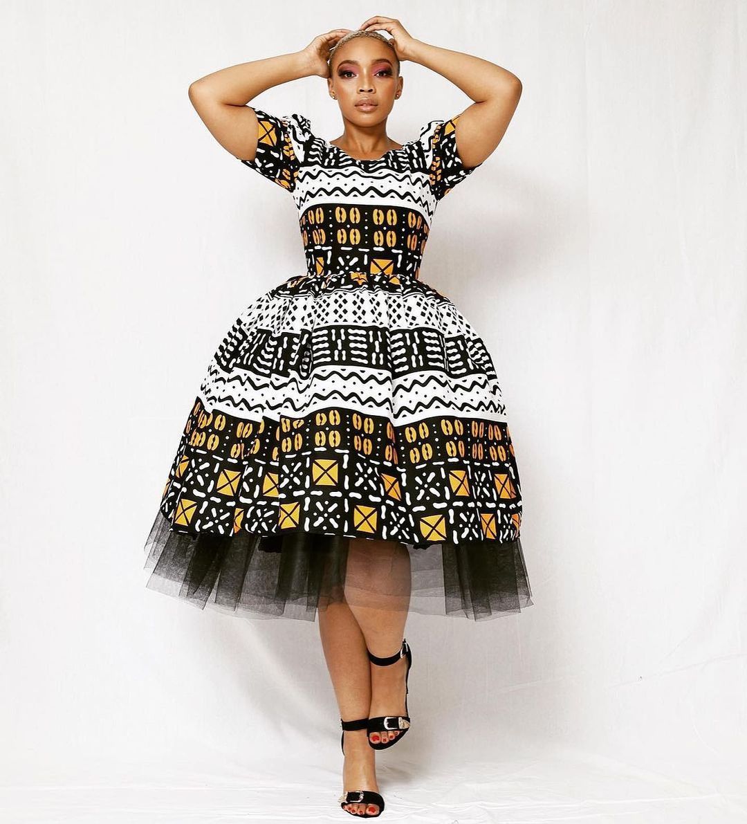 Ankara Short Flare Gowns: 30+ Latest and Trending Styles For Any ...