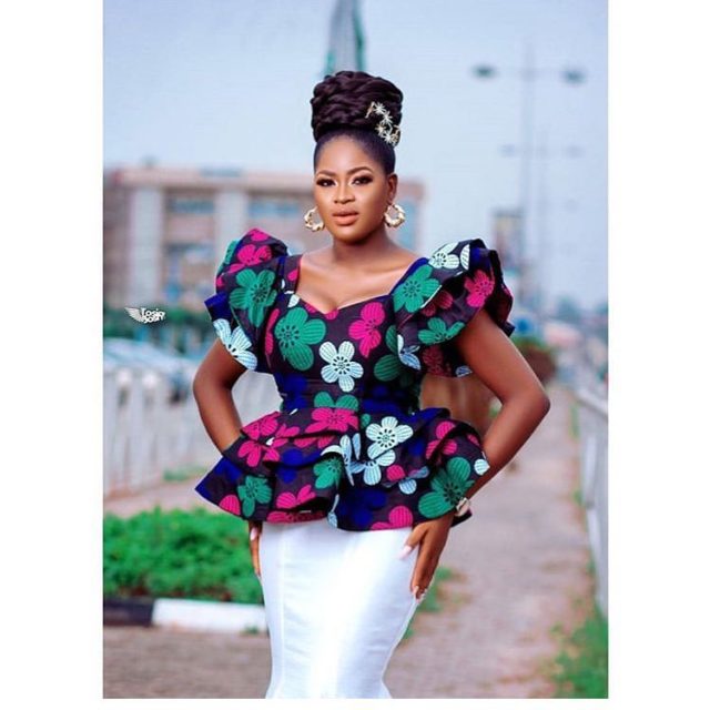 Creative Ankara Skirt and Blouse Styles & Designs for Modest Ladies ...