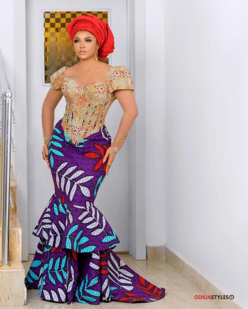 50 Gorgeous Native Ankara Fashion Gown Styles Option - OD9JASTYLES
