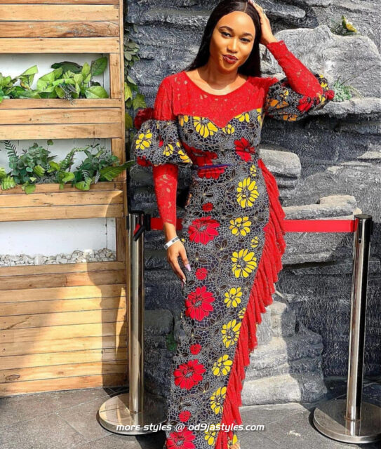 Dazzling And Fascinating Ankara Lace Styles For Classy Occasions Outfit ...