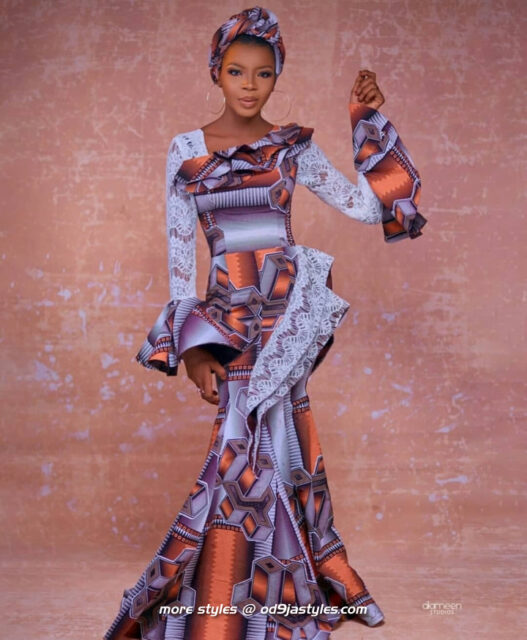 Dazzling And Fascinating Ankara Lace Styles For Classy Occasions Outfit ...