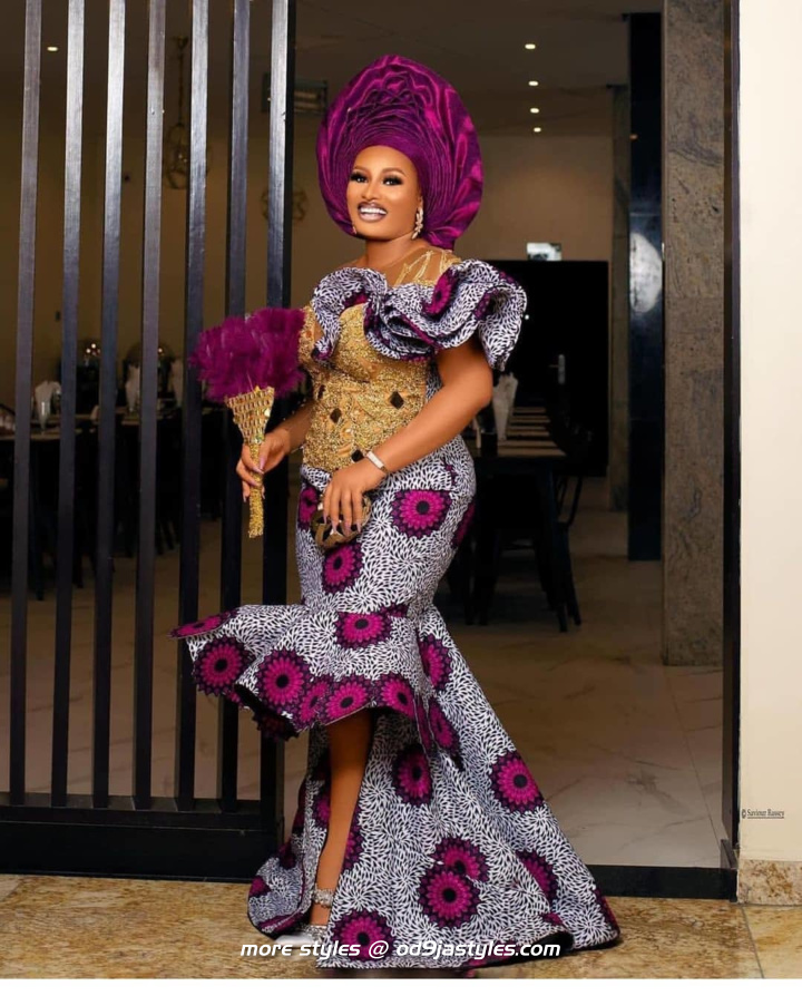 Dazzling And Fascinating Ankara Lace Styles For Classy Occasions Outfit ...
