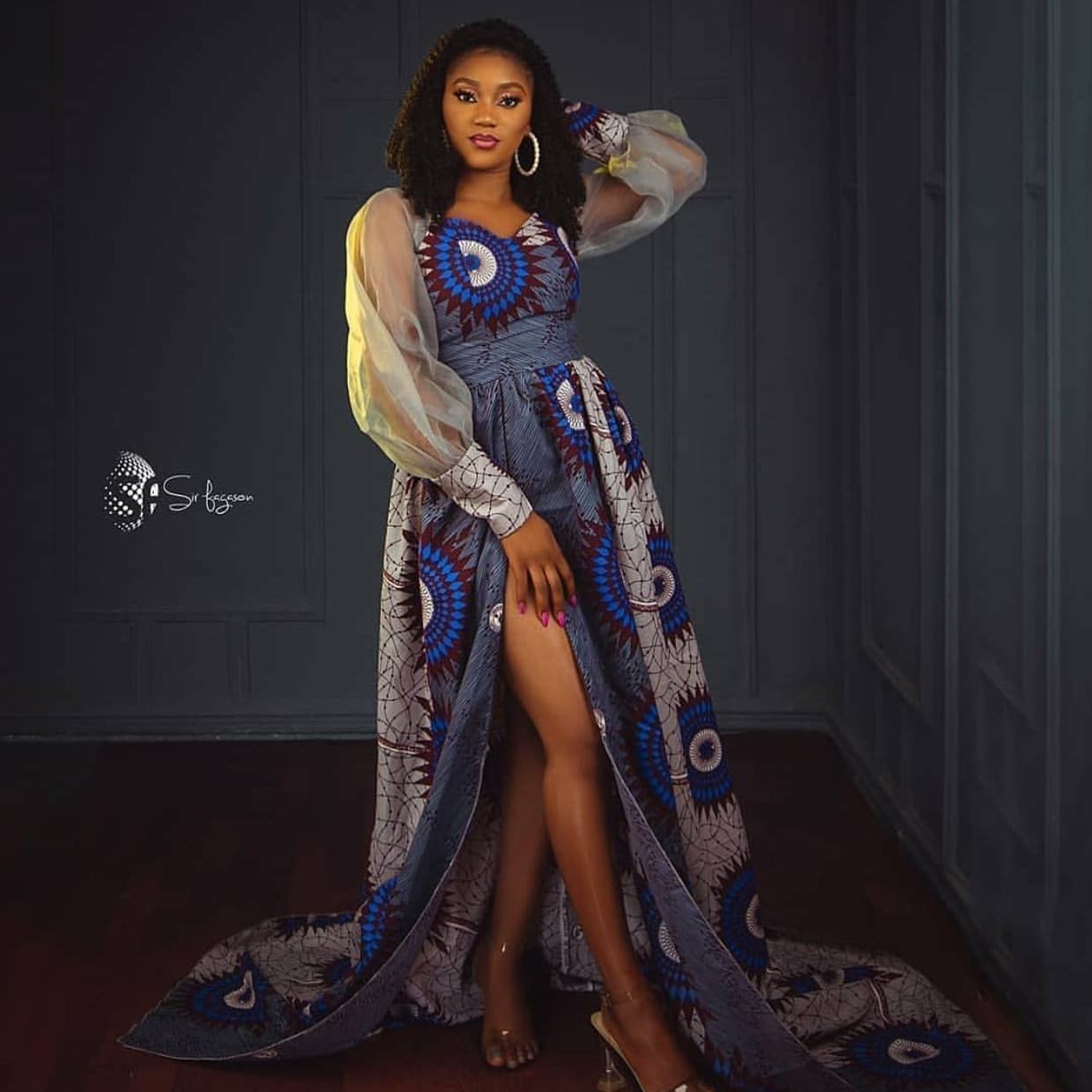 Latest Ankara Straight Long Gown Styles- See 40 Special Ankara Long ...
