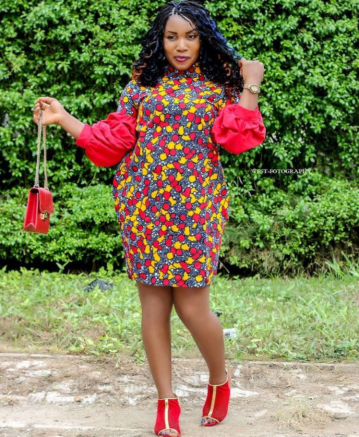 Short Gown Styles That Are Perfect For Matured Ladies - OD9JASTYLES