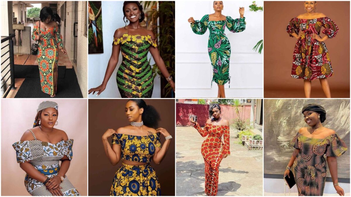 Beautiful Off-shoulder Ankara Styles You Can Wear To Your First Date ...