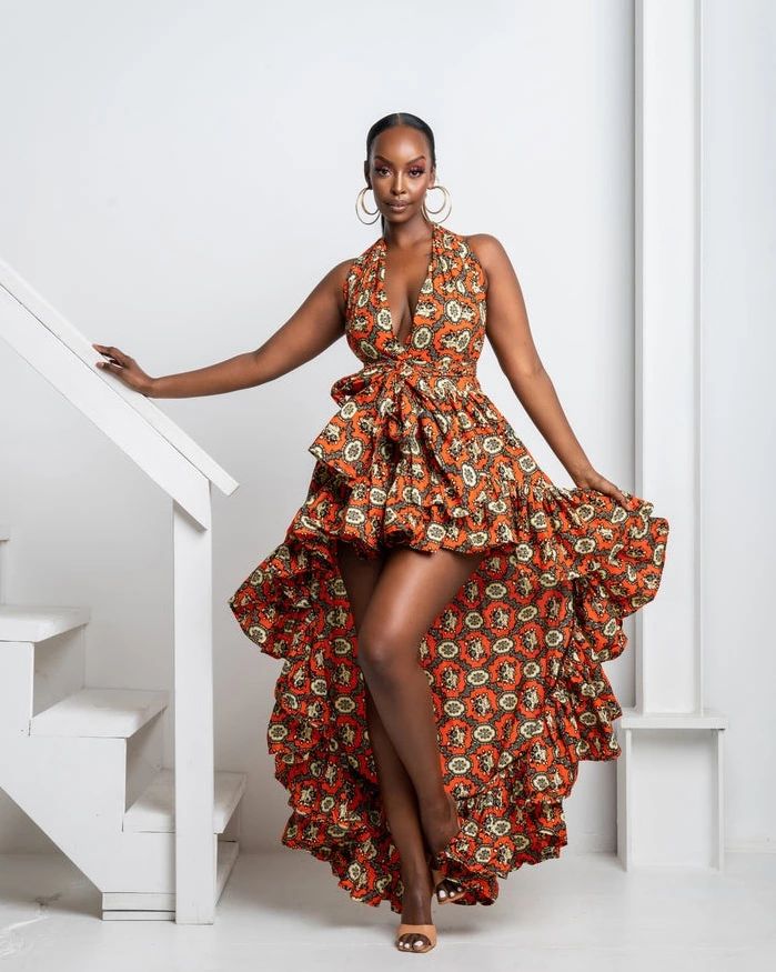 Fascinating Ankara Flare Gown Styles For Classy Women - OD9JASTYLES