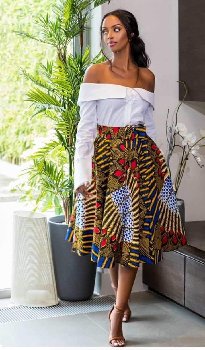 40+ Ankara Flare Gown Styles For Female Tailors' & Customers - OD9JASTYLES
