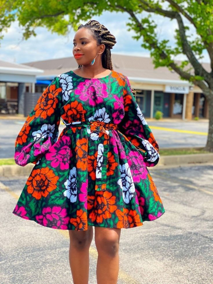 Fascinating Ankara Flare Gown Styles For Classy Women - OD9JASTYLES
