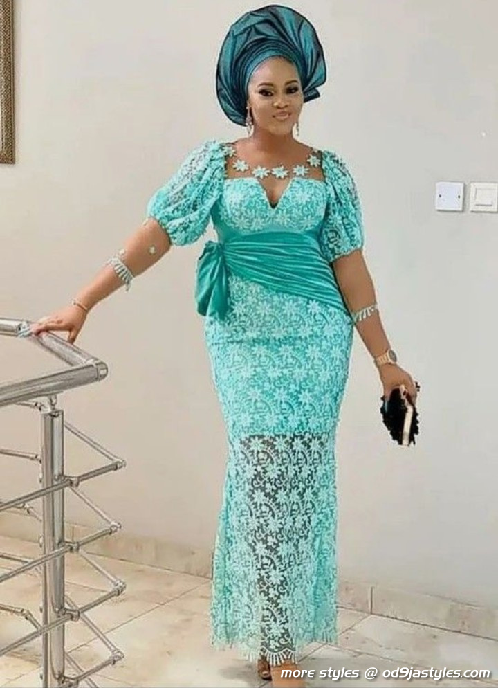 Dazzling and Stylish Long Gown Styles For Classy Ladies - OD9JASTYLES