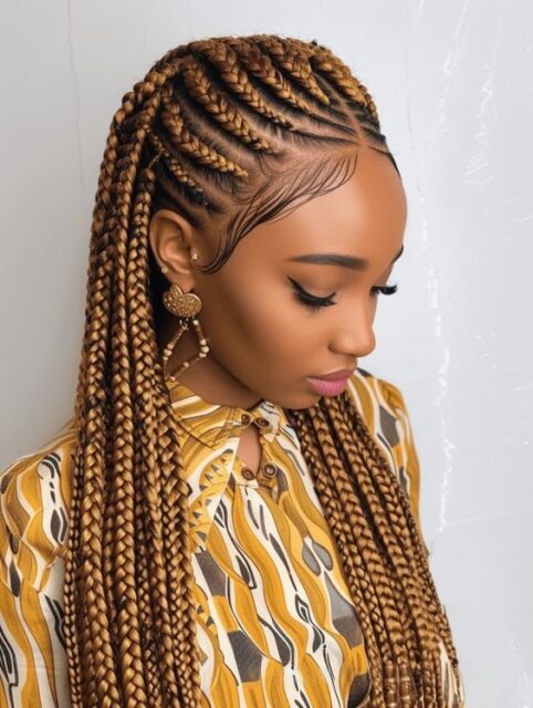 Trendy Cornrow Braids Hairstyles for a Stunning New Look - OD9JASTYLES