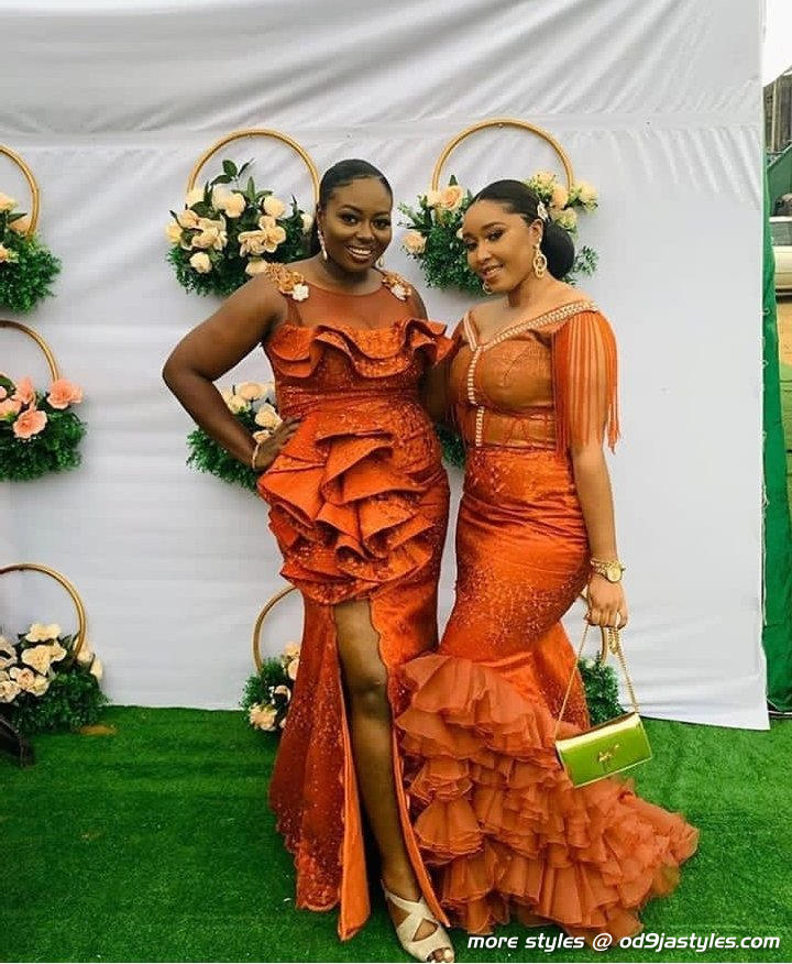 50 Collection of Best African Lace styles & Designs For Special ...