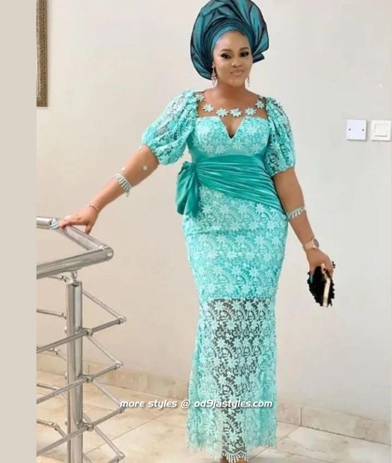 50 Collection of Best African Lace styles & Designs For Special ...