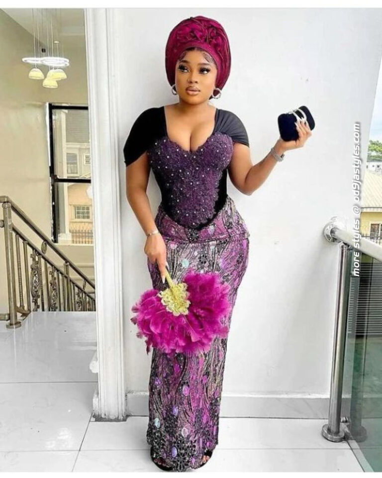 50 Collection of Best African Lace styles & Designs For Special ...