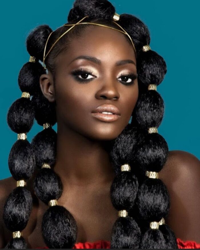 Trendy and Chic Bubble Braids Hairstyle for a Fun and Flirty Look ...