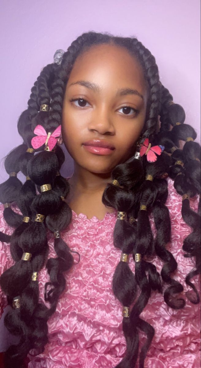 Trendy and Chic Bubble Braids Hairstyle for a Fun and Flirty Look ...