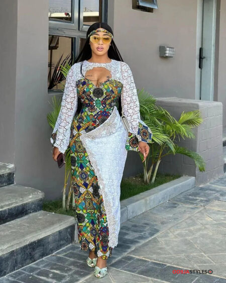 30+Long Ankara Lace Gowns that are Suitable for every woman