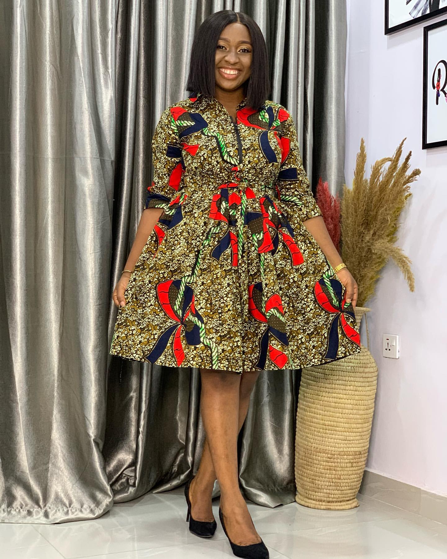 Elegant Ankara Short Gown Styles You Can Slay With OD9JASTYLES Elegant Ankara Short Gown Styles You Can Slay With OD9JASTYLES
