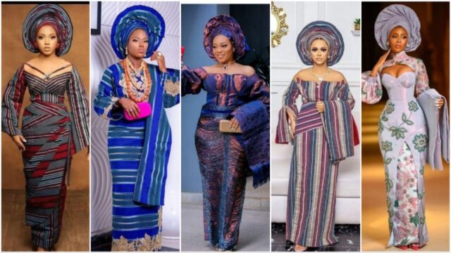 33 Latest Most Fantastic Aso oke Styles for Ladies – OD9JASTYLES