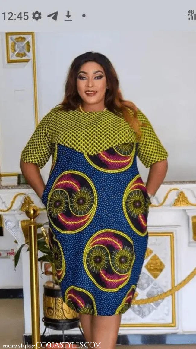 54 Latest & Best Ankara Shift Dresses For Women To Replicate – OD9JASTYLES