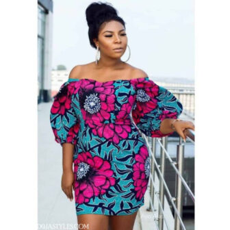 Trendy and Chic Off-Shoulder Ankara Designs for Stylish Women