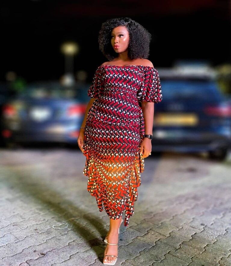65 Simple Ankara Gown Styles For Young Ladies - OD9JASTYLES