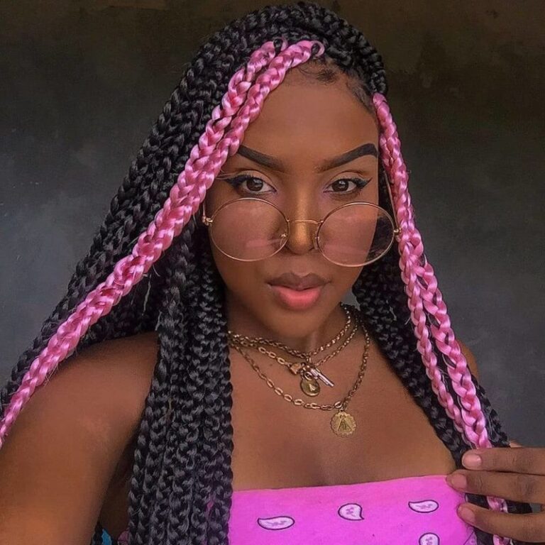 30 Easy Ways to Style Big Box Braids Just Like a Queen - OD9JASTYLES