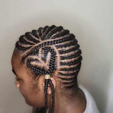 25 Chic & Best Lemonade Braids with Heart You’ll Love - OD9JASTYLES