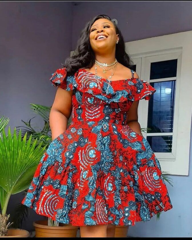 Short Gown Styles That Are Perfect For Matured Ladies - OD9JASTYLES