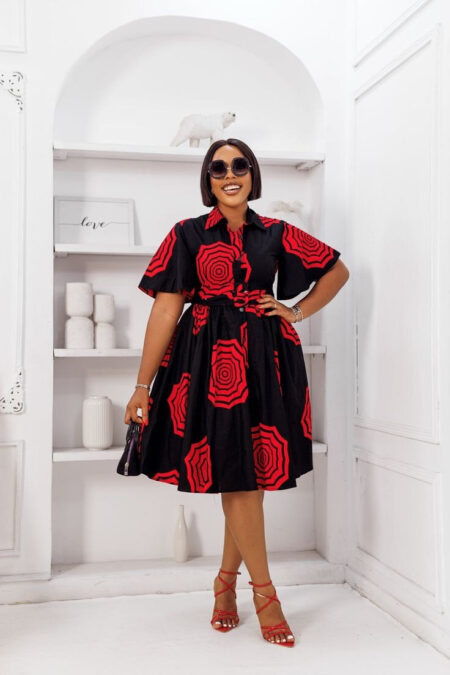Stunning Ankara A-Line/Flare Dresses for a Stunning Look - OD9JASTYLES