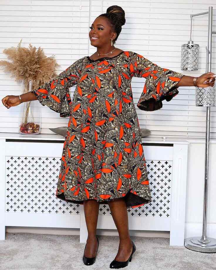 Stunning Ankara A-Line/Flare Dresses for a Stunning Look - OD9JASTYLES