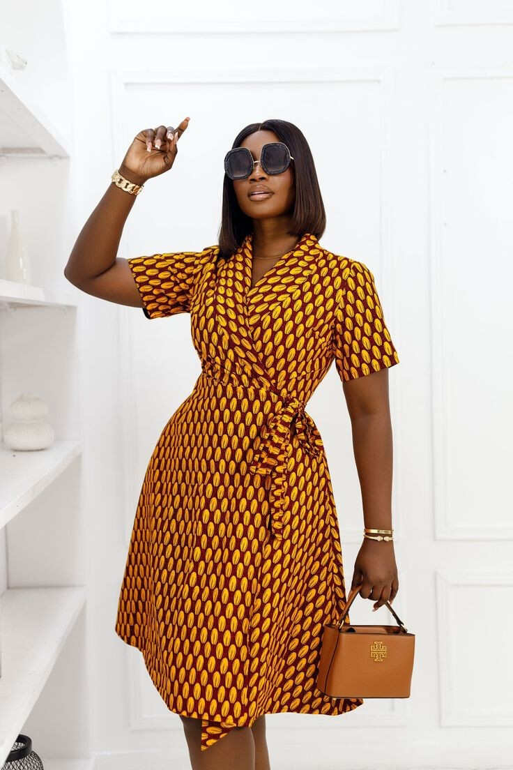 Stunning Ankara A-Line/Flare Dresses for a Stunning Look - OD9JASTYLES