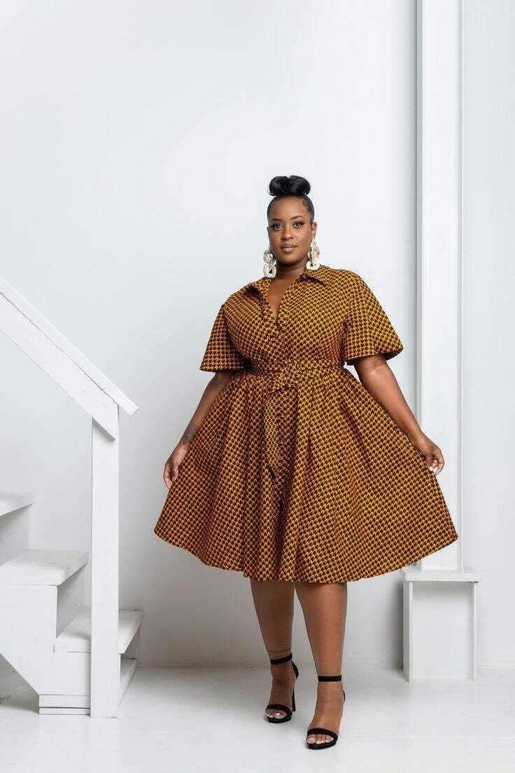 Stunning Ankara A-Line/Flare Dresses for a Stunning Look - OD9JASTYLES