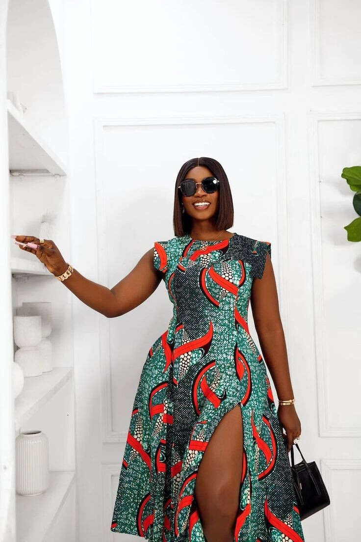 Stunning Ankara A-Line/Flare Dresses for a Stunning Look - OD9JASTYLES