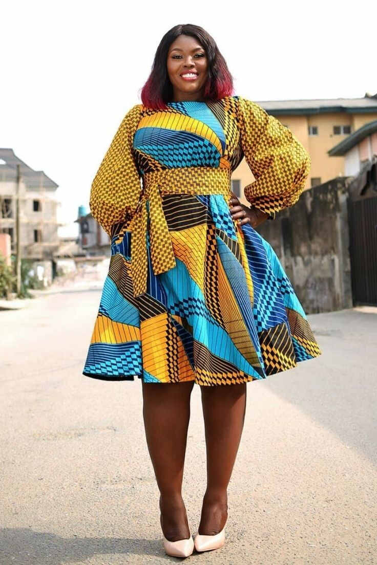 Stunning Ankara A-Line/Flare Dresses for a Stunning Look - OD9JASTYLES
