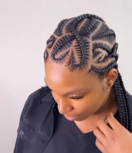 25 Chic & Best Lemonade Braids with Heart You’ll Love - OD9JASTYLES